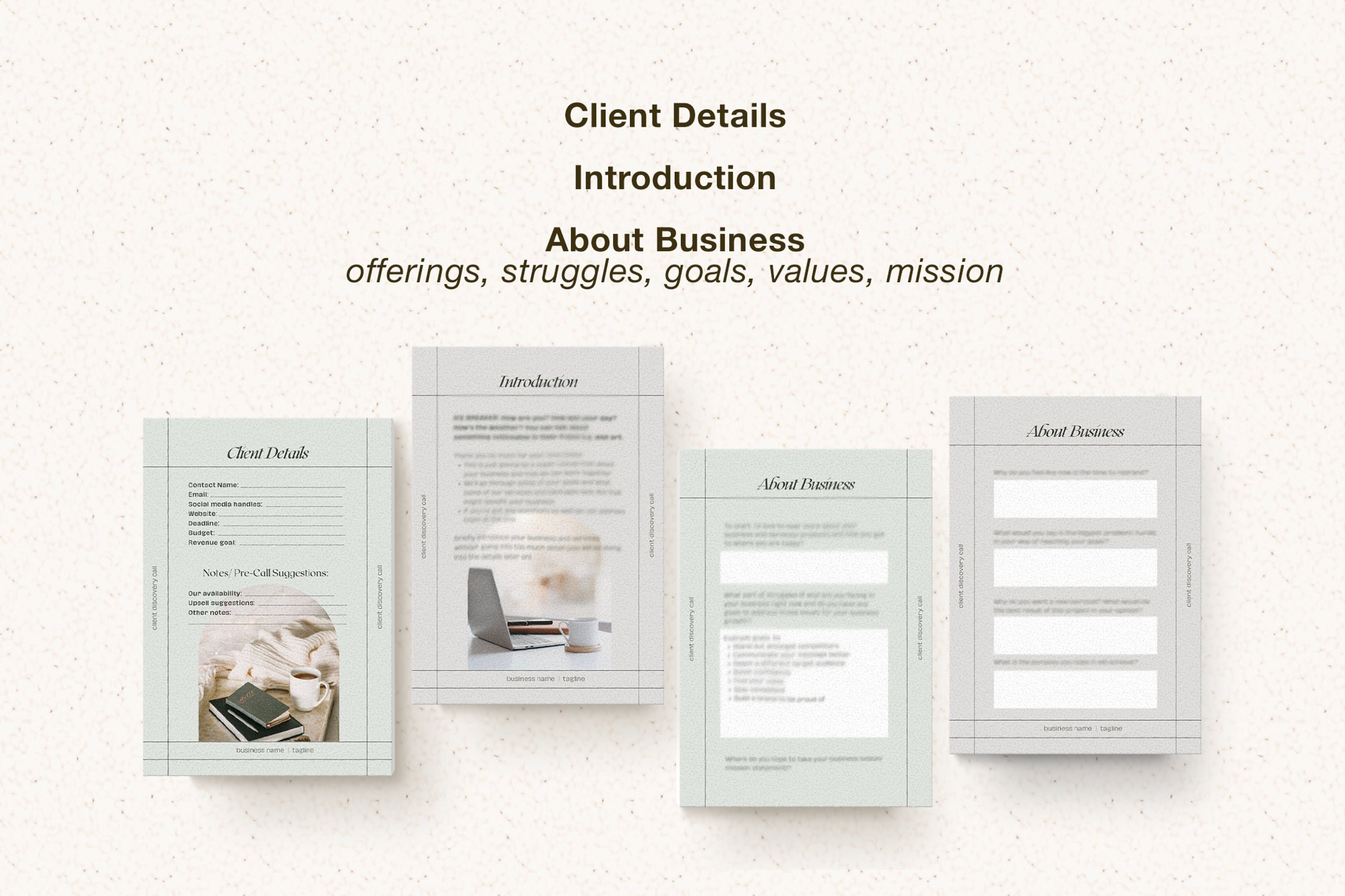 Client Discovery Call Template | Sales Call Script | Discovery Call ...