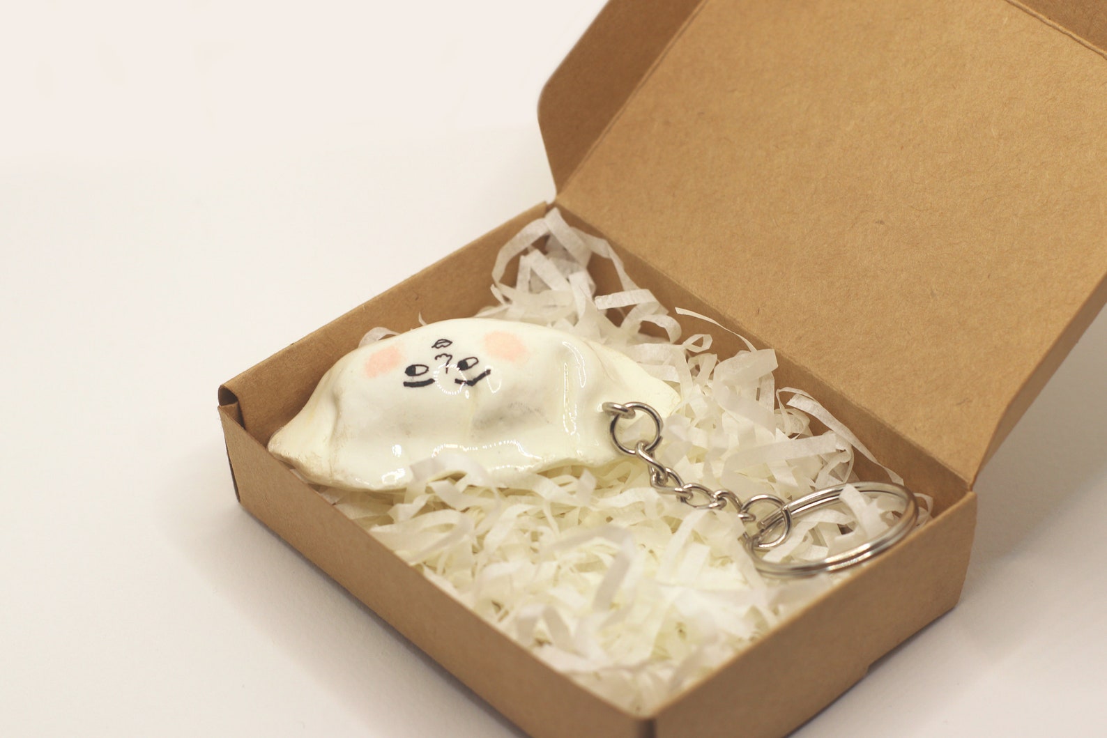 Handmade Cute Dumpling Keychain / gift / accessories / Chinese | Etsy