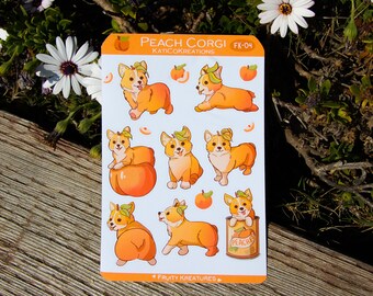 Love Corgi Sticker Sheet Corgi Sticker Sheet Corgi Stickers - Etsy