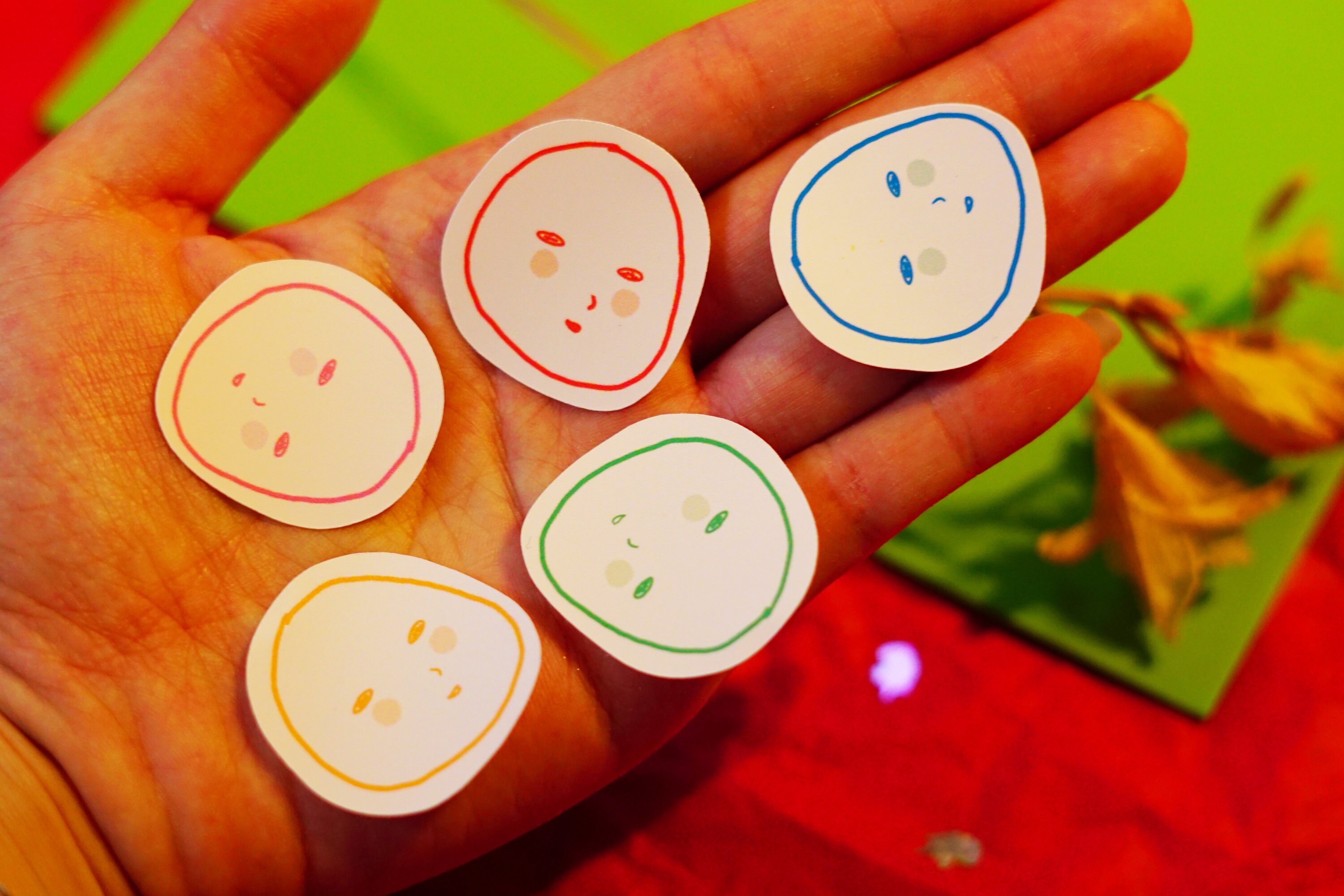 Face Sticker | Set of 5 | Comic | Illustration | Sketch | Print | Art ...