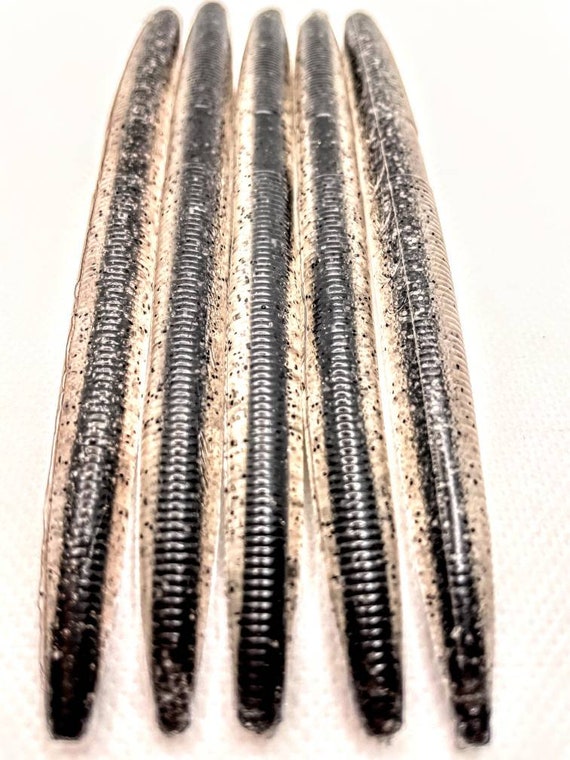 Custom Made 5 Clear with Black Core Shot Senko style | Etsy