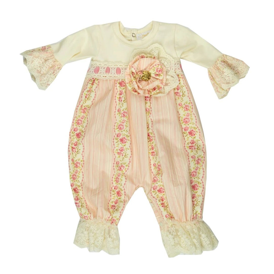 Haute Baby Grannys Favorite Cotton Long Sleeve Bodysuits Baby Girl ...