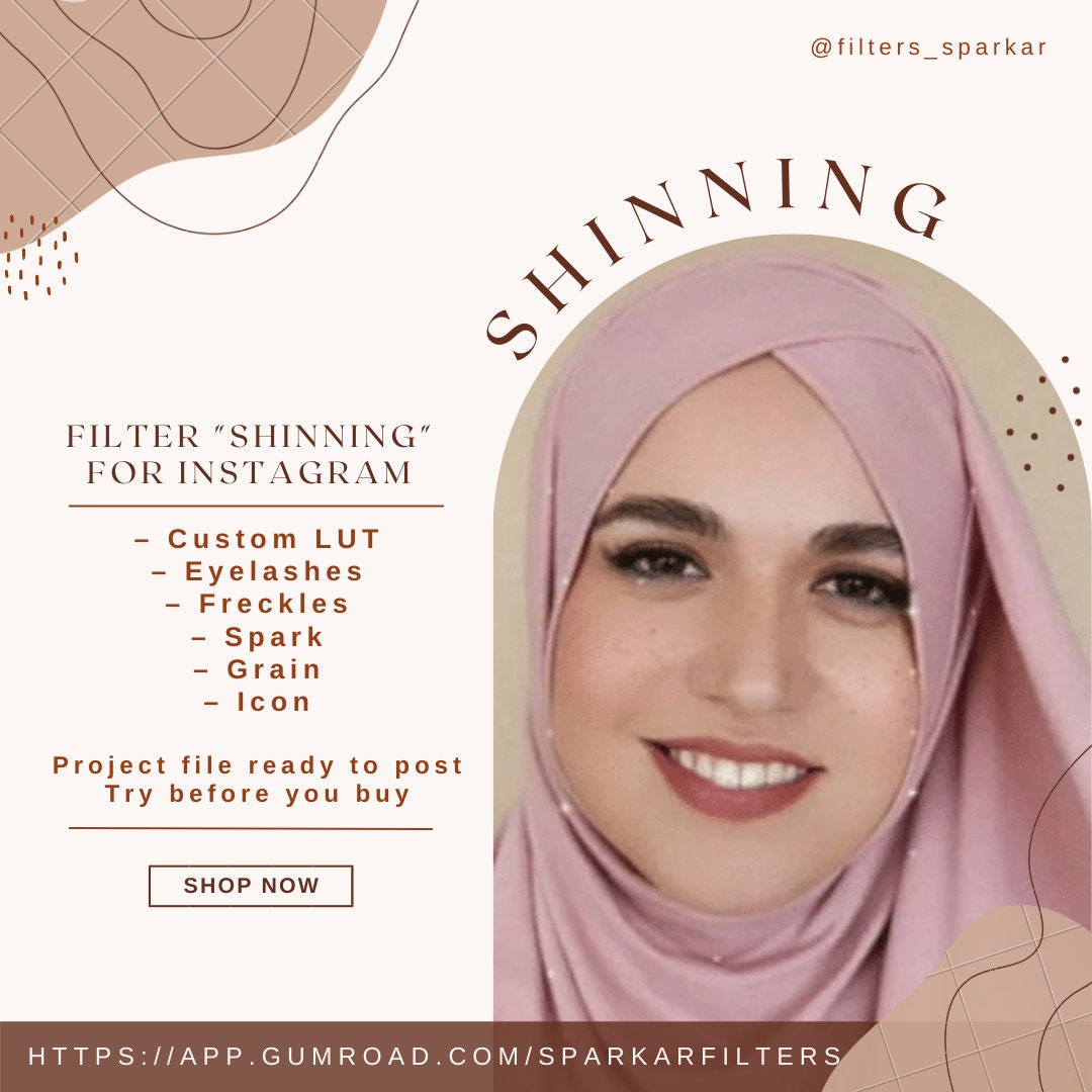 Spark Ar Filter shining Freackles/eyelashes Sparkle/grain for Instagram ...