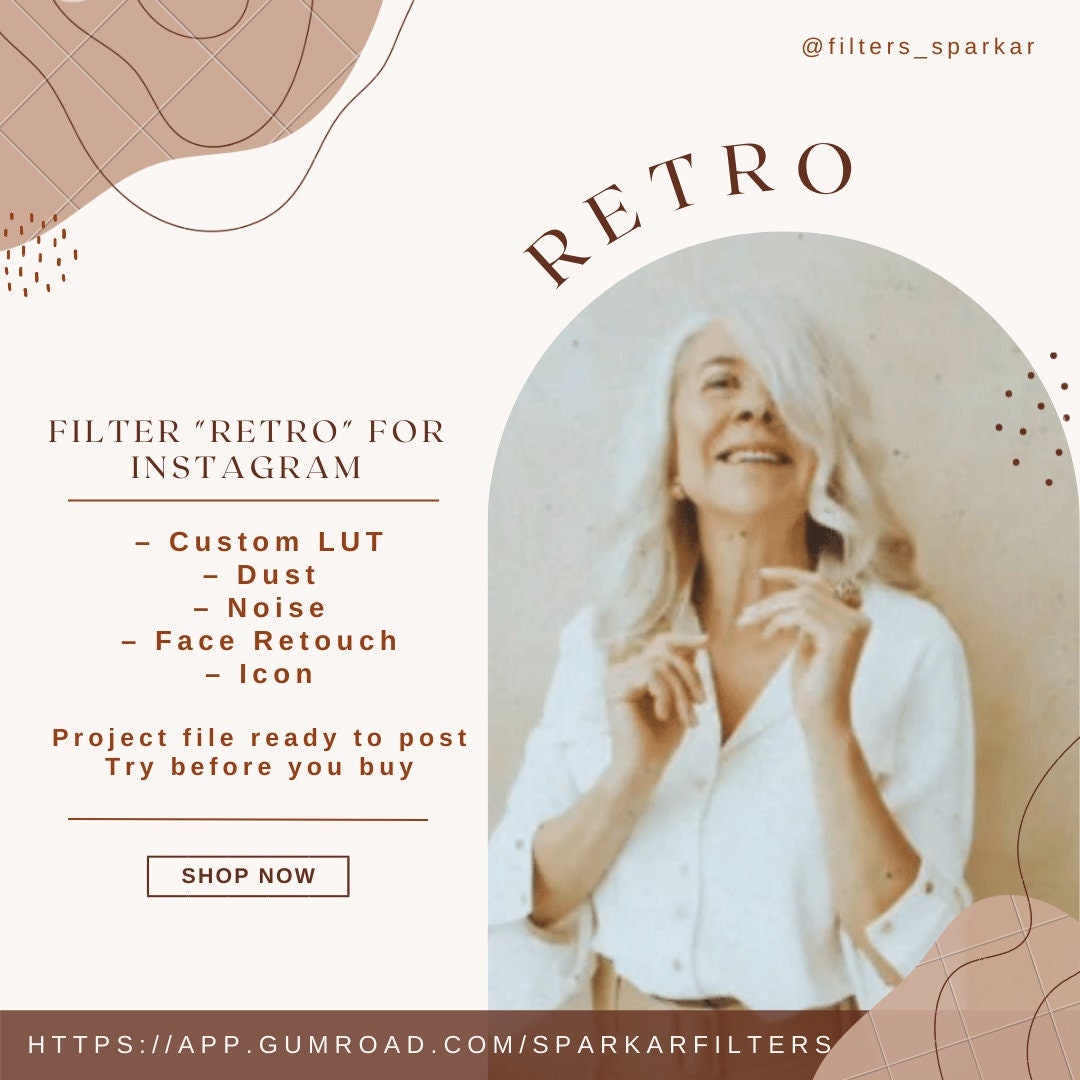Spark Ar Filter Retro Polvo/Ruido Retoque - Etsy España