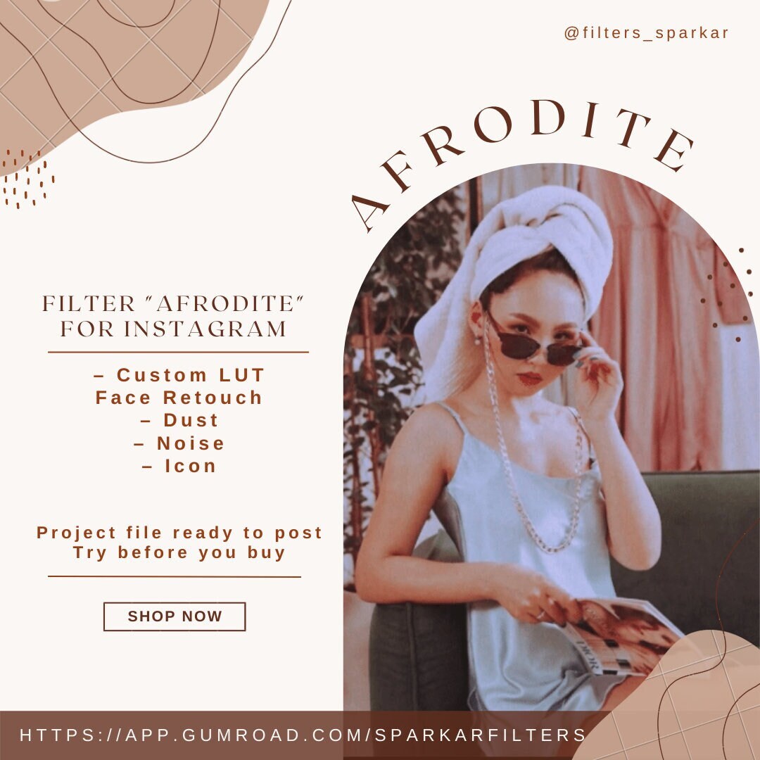 Spark Ar Filter afrodite Dust/noise Retouching Face for Instagram - Etsy