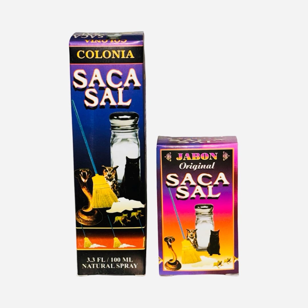 2PIECES- SACA SAL Perfume Y Jabon Para Retirar Envidias Salaciones Y ...