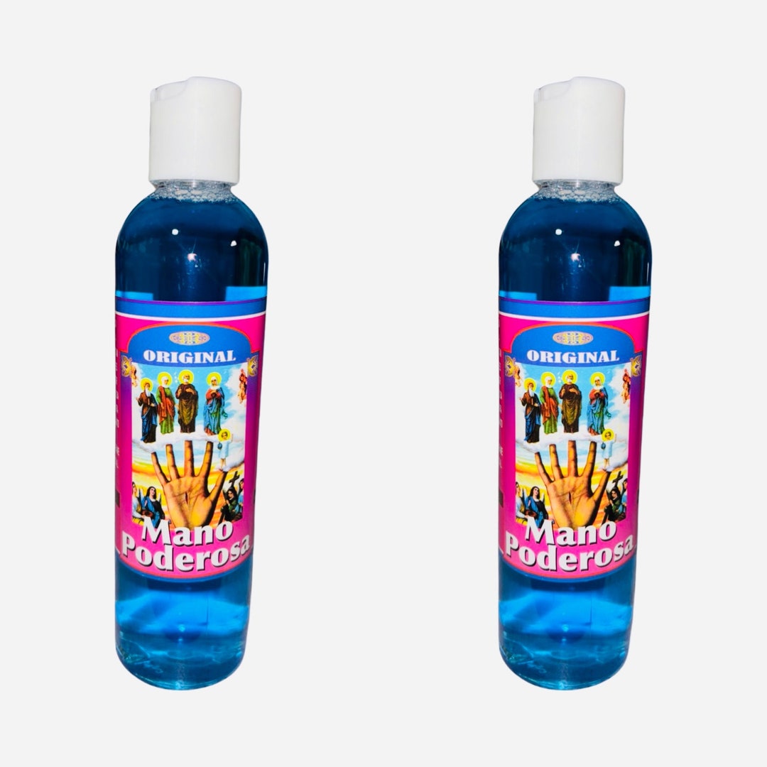 MANO PODEROSA Agua Espiritual Para Limpias Baños Bendiciones - Powerful ...