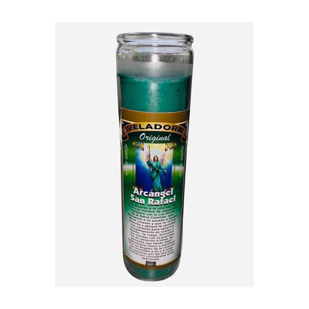 ARCANGEL SAN RAFAEL Veladora / Saint Raphael Archangel Fixed Candle - Etsy