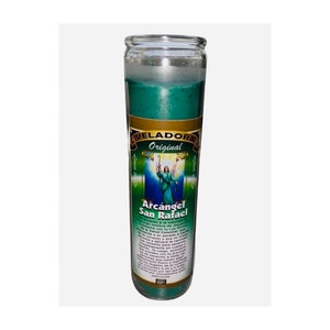 ARCANGEL SAN RAFAEL Veladora / Saint Raphael Archangel Fixed Candle - Etsy