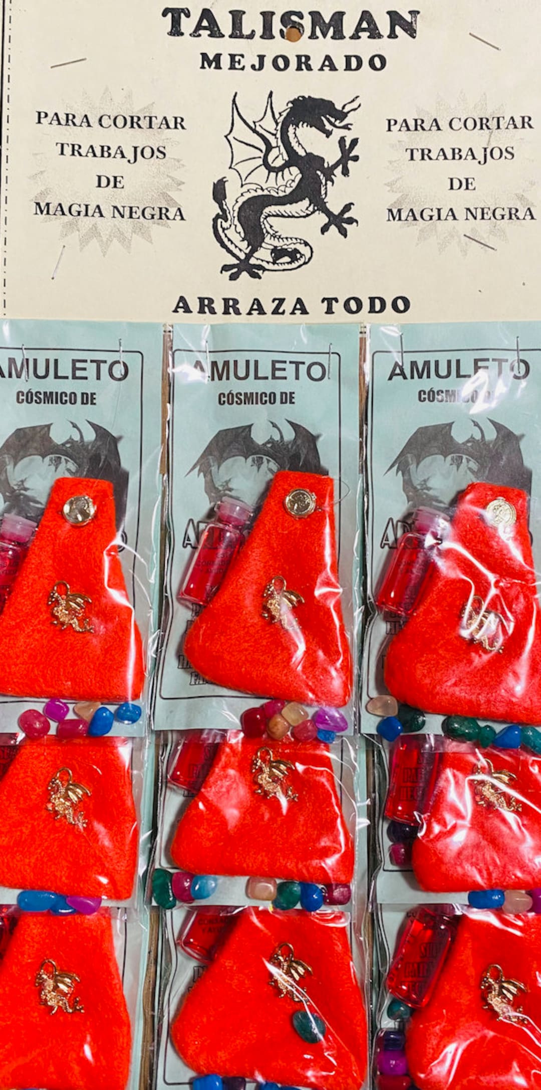 Arraza Todo Amuleto Para Cortar Trabajo Negro - Block Buster Lucky ...