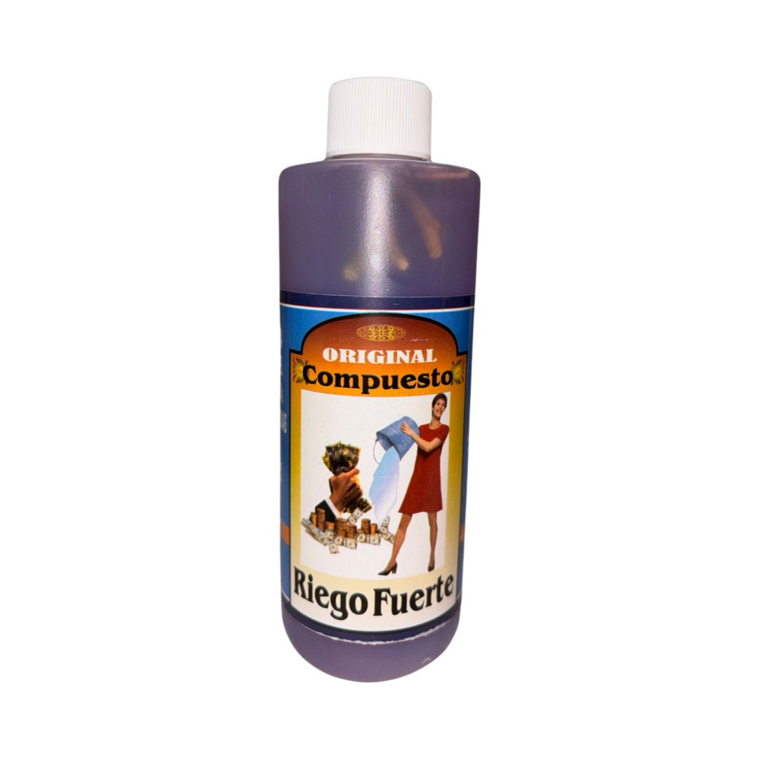 RIEGO FUERTE Agua Espiritual Para Limpias Y Despojos Spiritual Water - Etsy