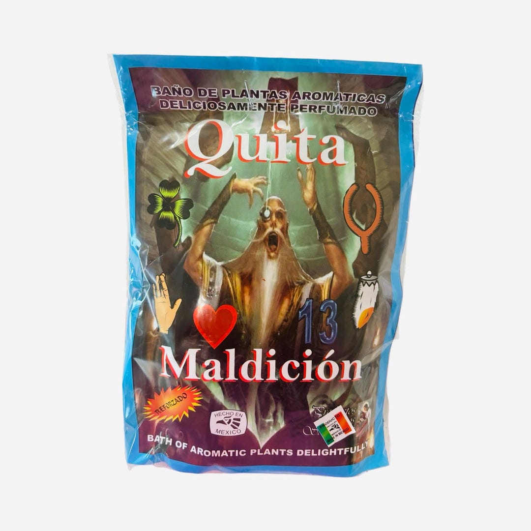 QUITA MALDICION Baño De Hierbas Arrasa Con Brujeria Hechizos Y ...