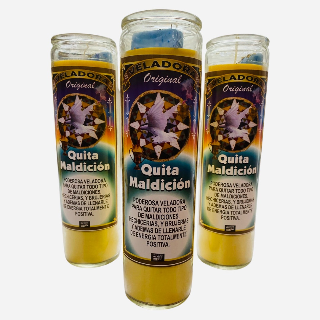 QUITA MALDICION Veladora - CURSE Breaker Fixed Candle, Remove Jinx and ...