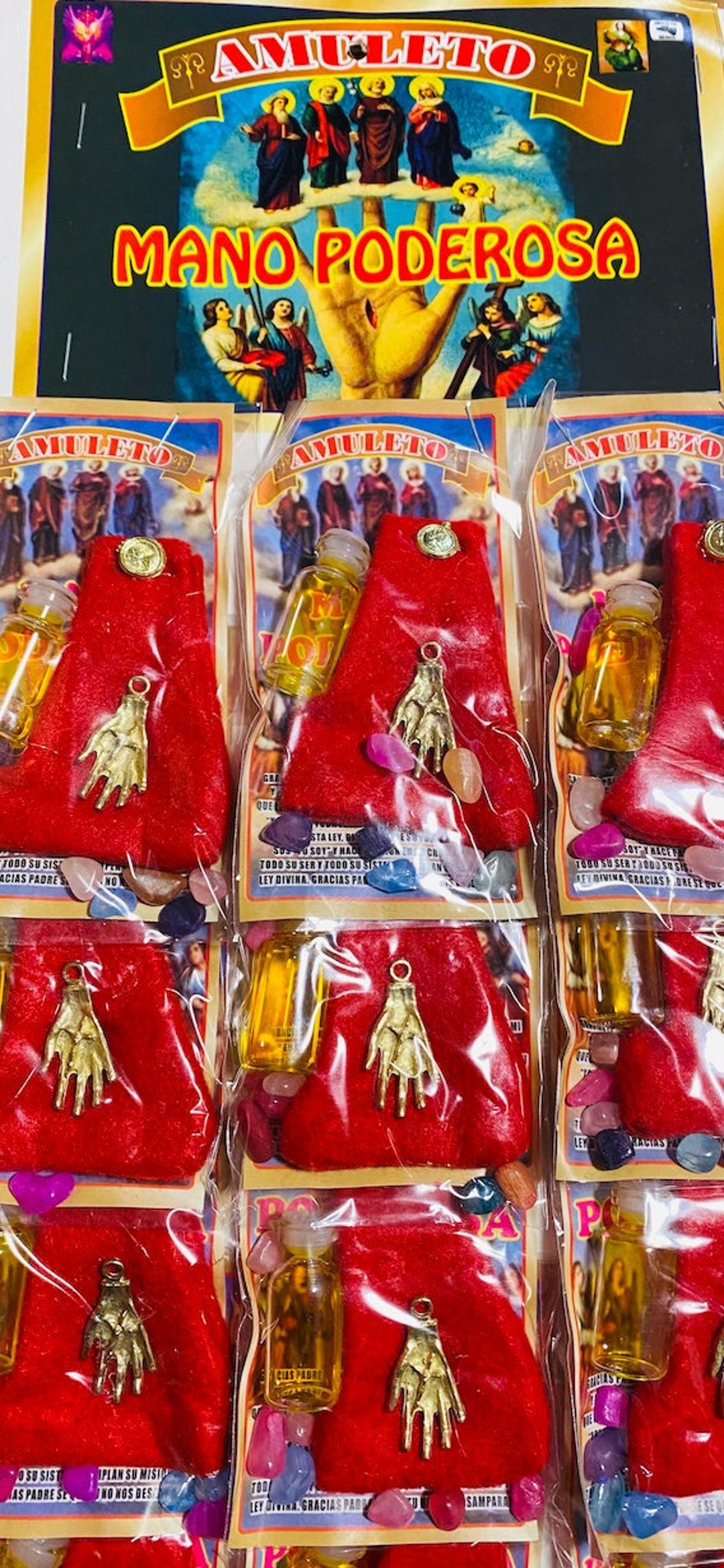 MANO PODEROSA Amuleto- Powerful Hand of God Lucky Charm - Etsy