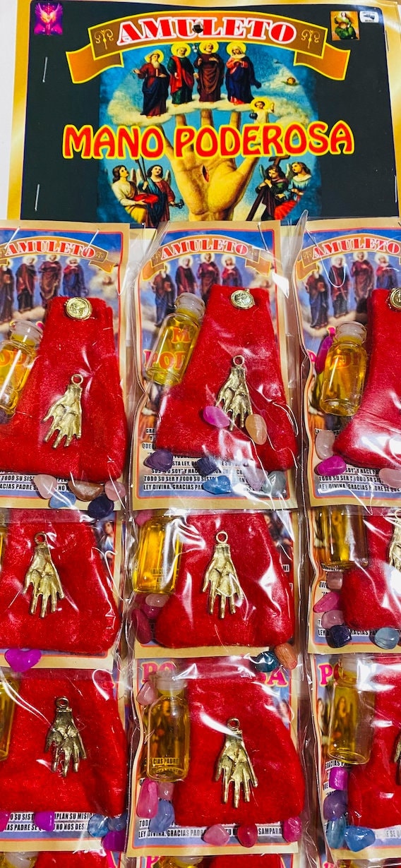 MANO PODEROSA Amuleto Powerful Hand of God Lucky Charm - Etsy