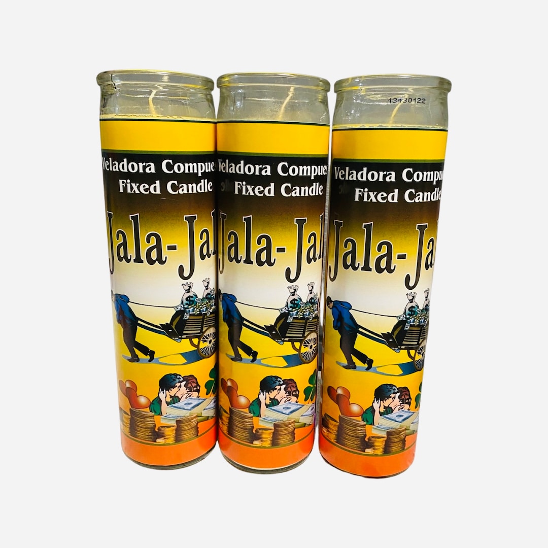 Jala Jala Veladora Preparada Y Conjurada Para El Amor, Suerte Y Dinero ...