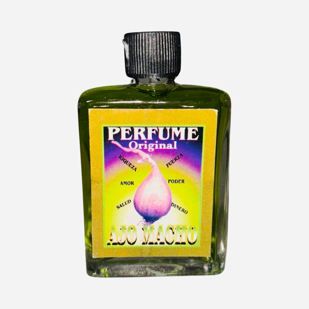 AJO MACHO Perfume Esoterico Dinero Fuerza Poder - Male Garlic Perfume ...