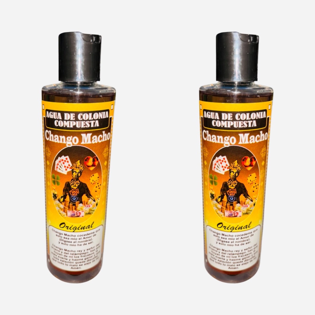 CHANGO MACHO - SHANGO Agua De Colonia Compuesta Para Limpias Dinero ...