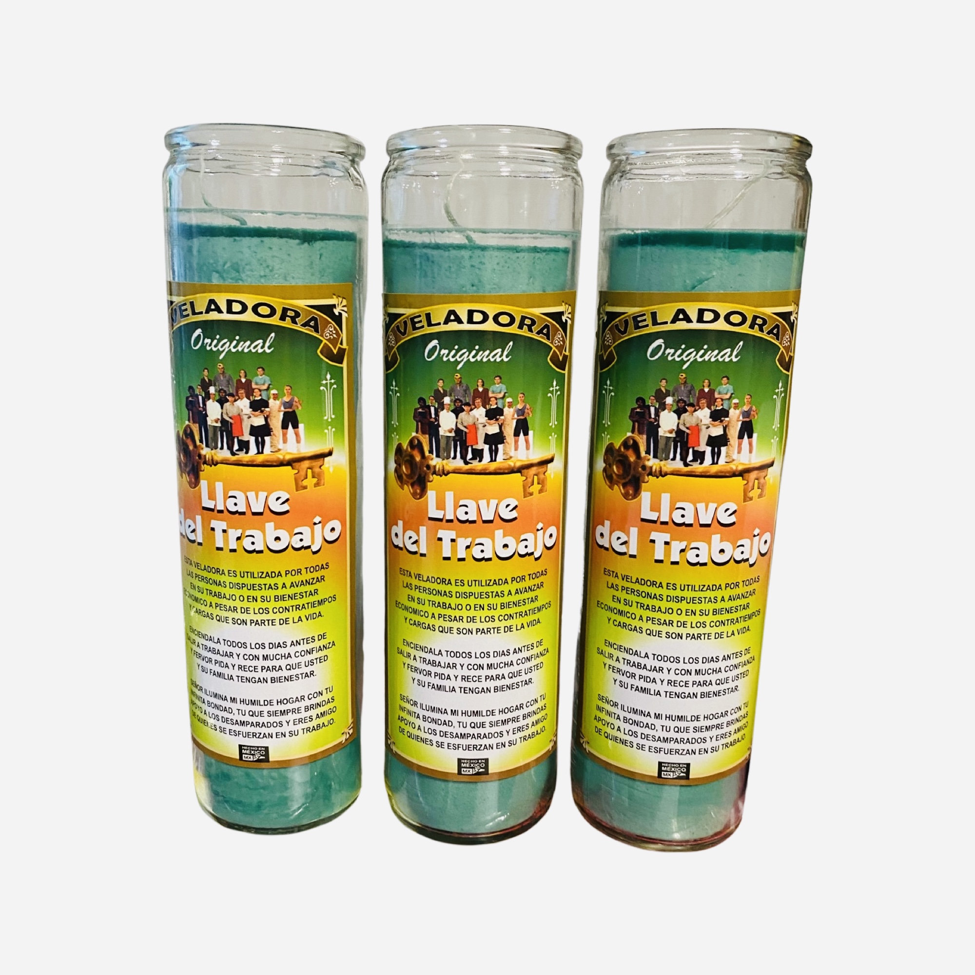 LLAVE DEL TRABAJO Veladora Job Candle, Para Avanzar En El Trabajo - Etsy