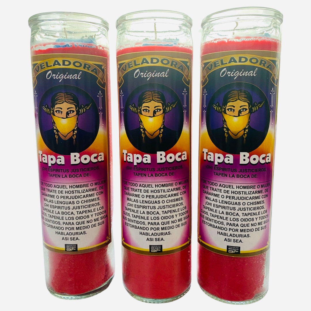 Tapa Boca Veladora Preparada Y Conjurada Para Callar Bocas Y Chismes ...