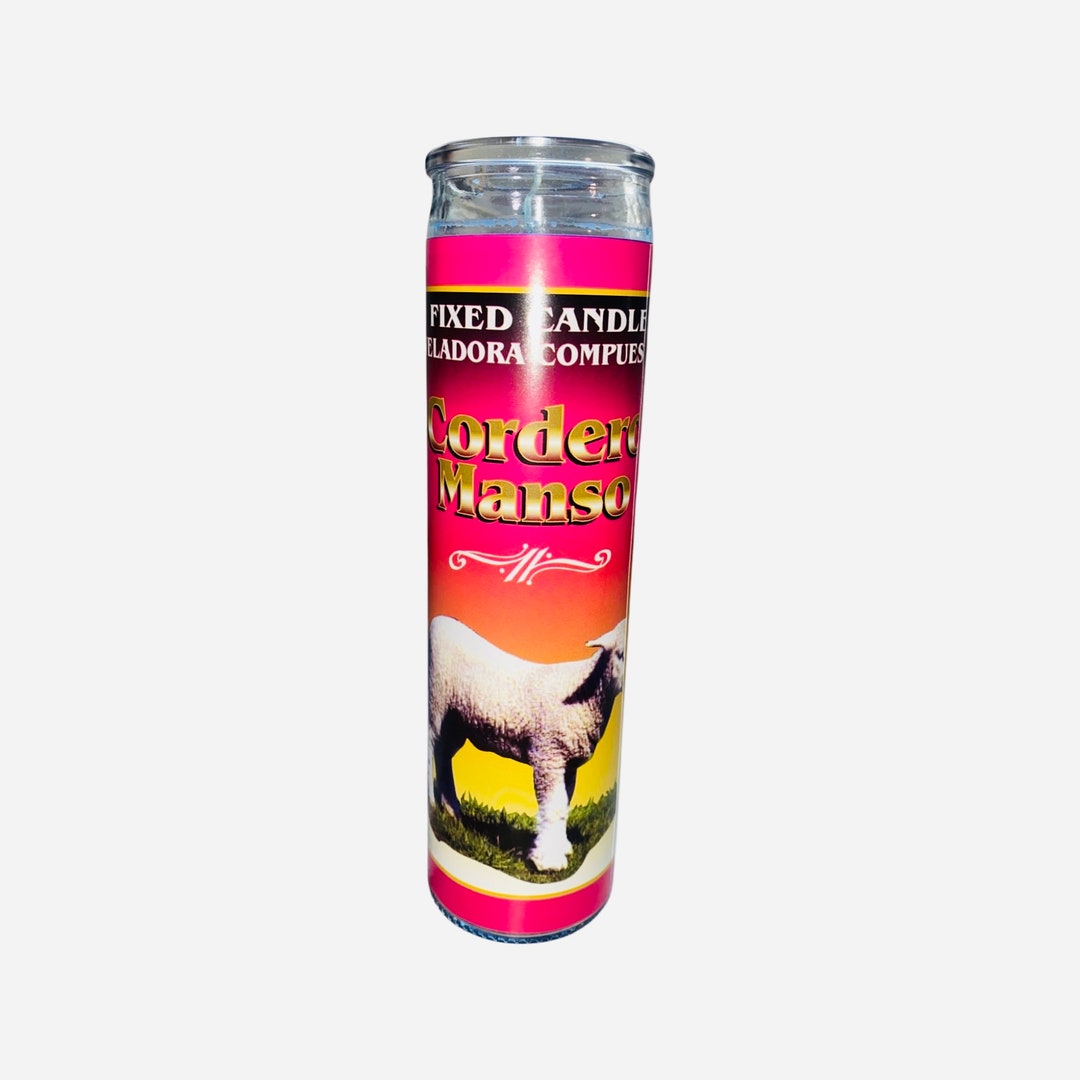 Cordero Manso Veladora, Gentle Lamb Fixed Candle, to Dominate, Para ...