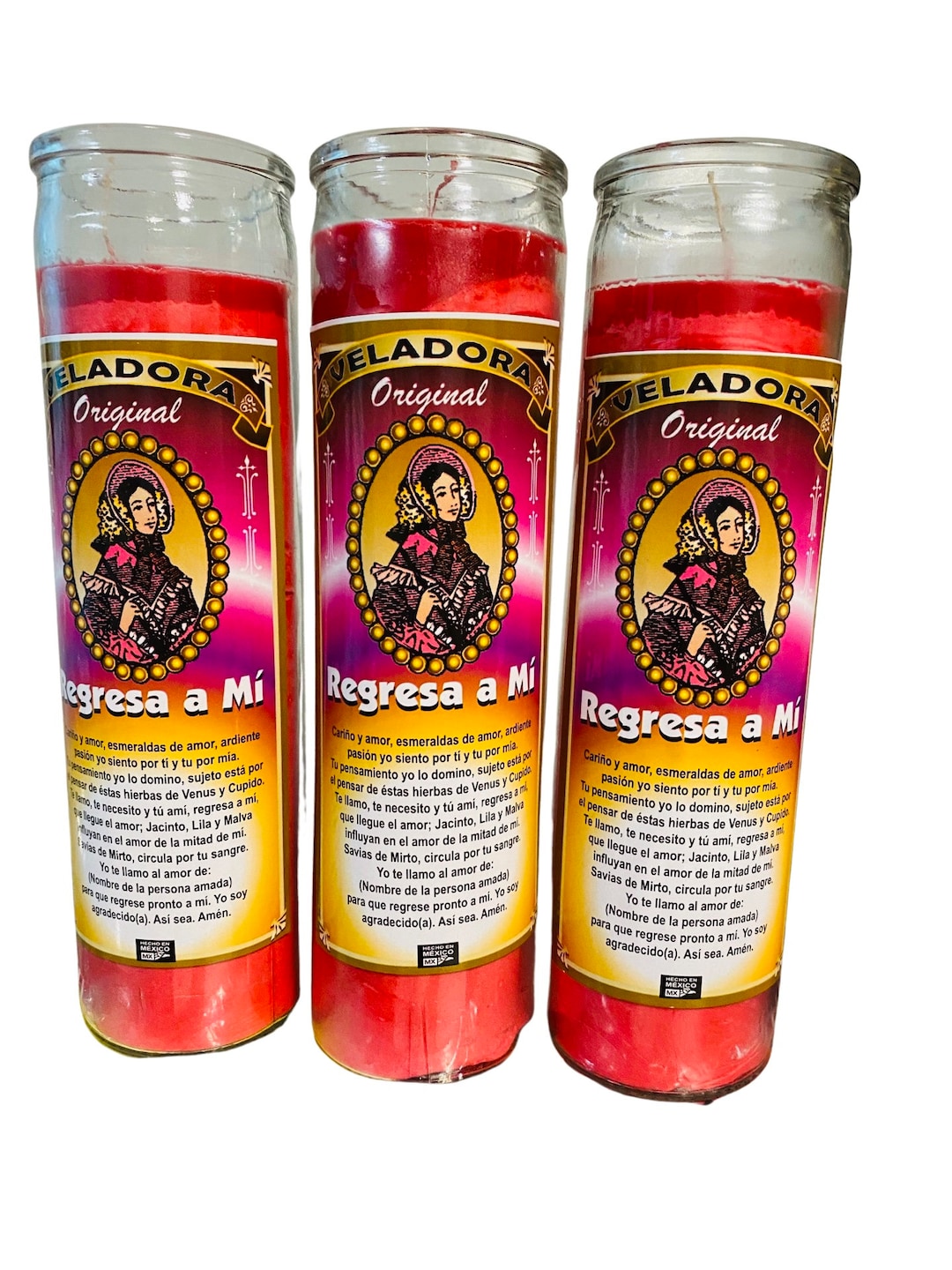 REGRESA A MI Veladora - Come Back to Me Fixed Candle - Etsy