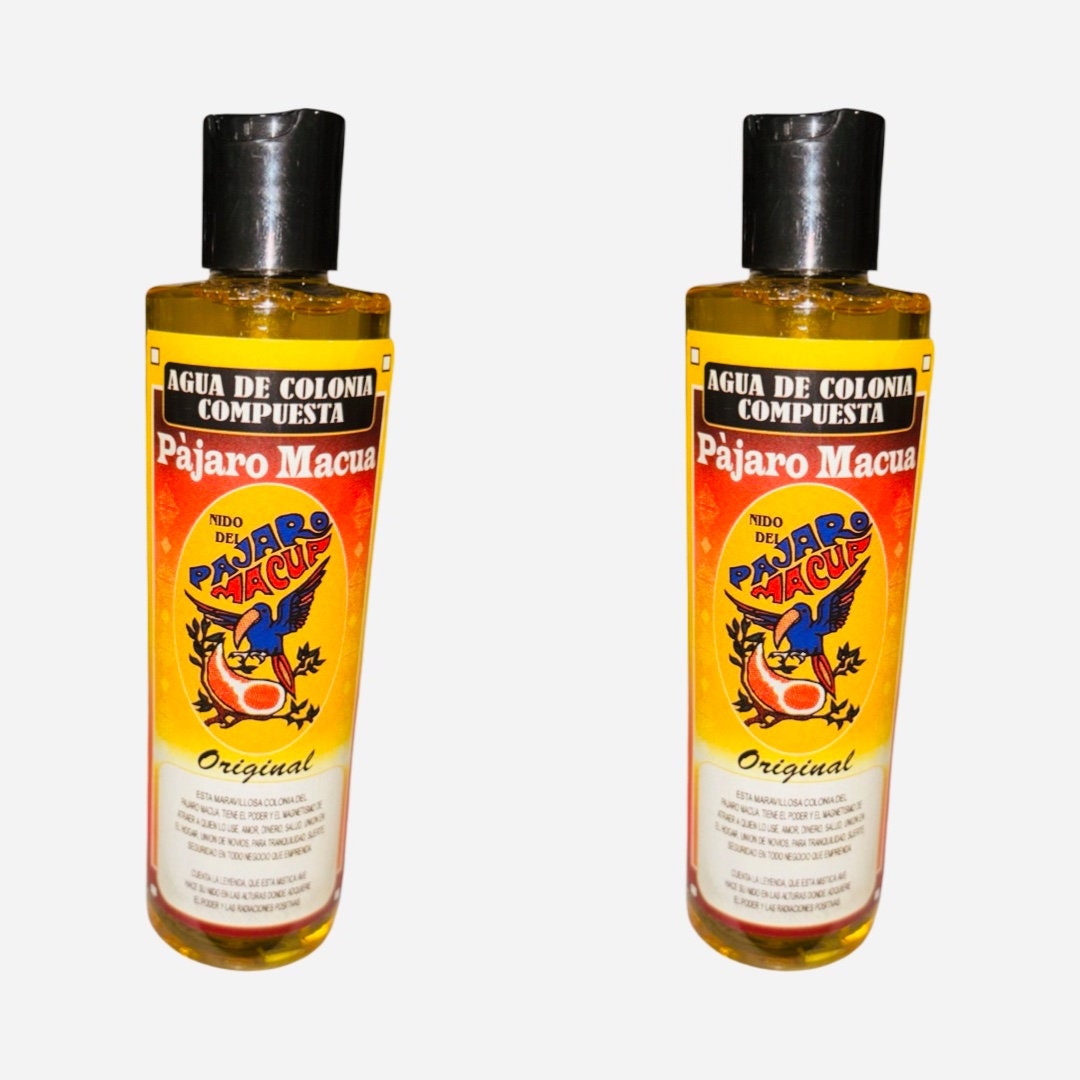 PAJARO MACUA - Macaw Bird Agua De Colonia Compuesta Espiritual Para Buena Suerte Y Fortuna ...