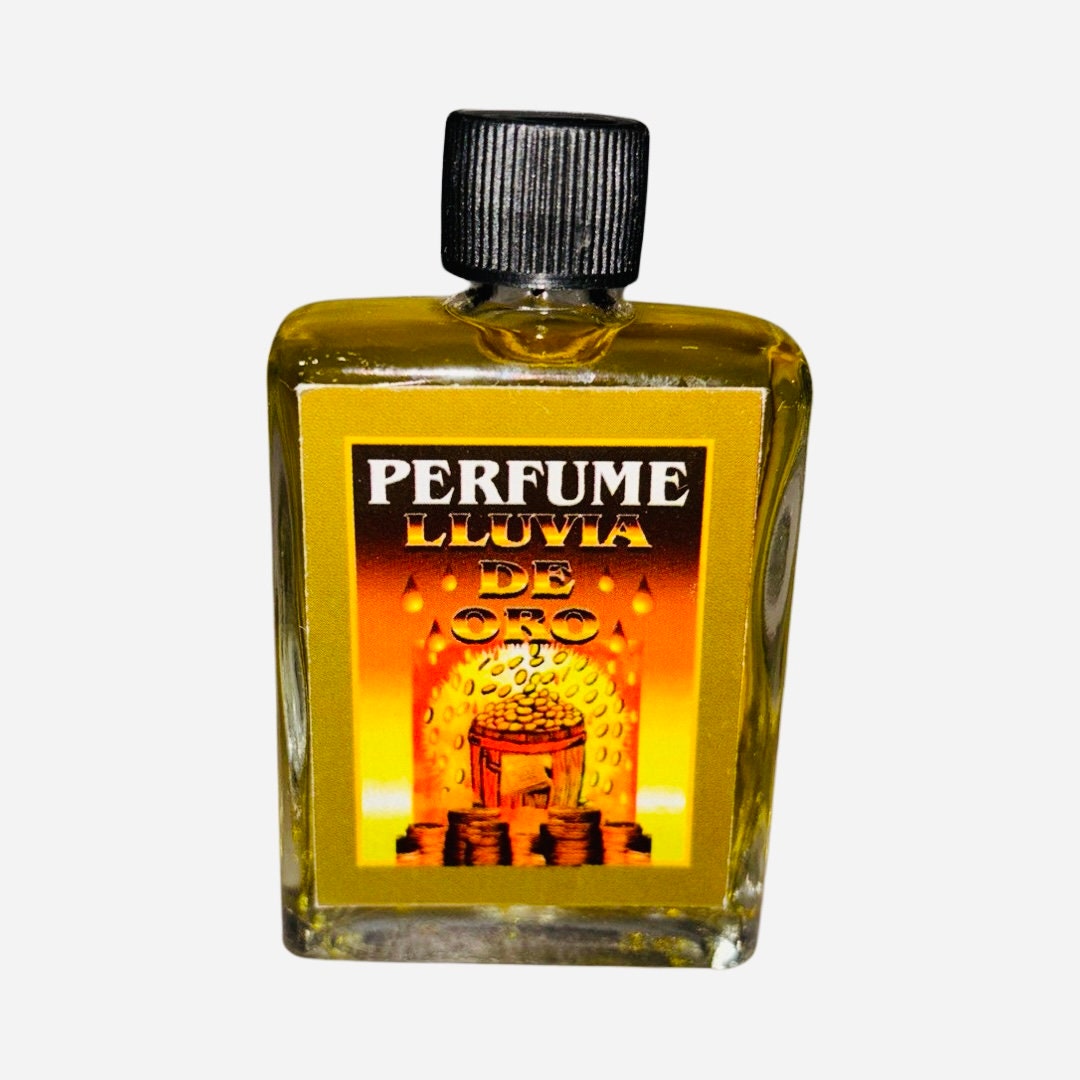 LLUVIA DE ORO Perfume Gold Rain Spiritual Cologne for Money, Dinero ...