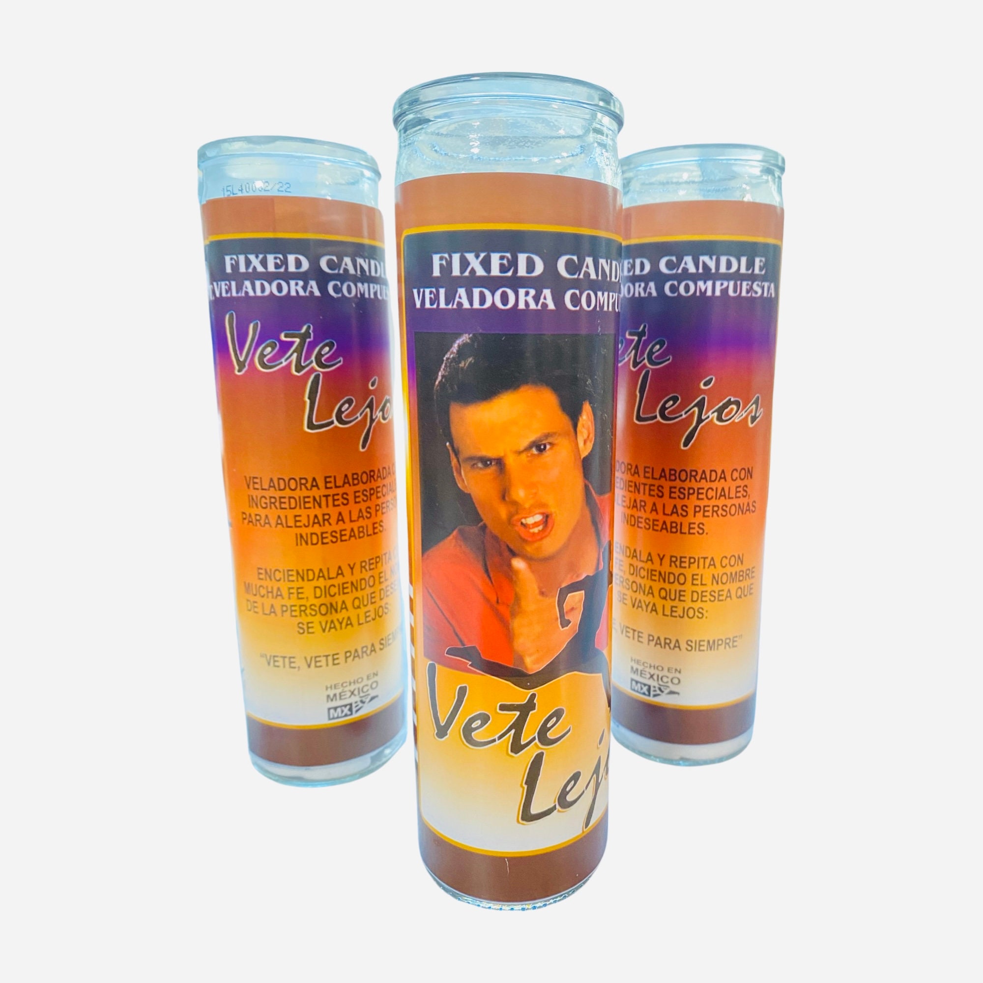VETE LEJOS Veladora Para Alejar Personas Indeseadas, Go away Vela Fija ...