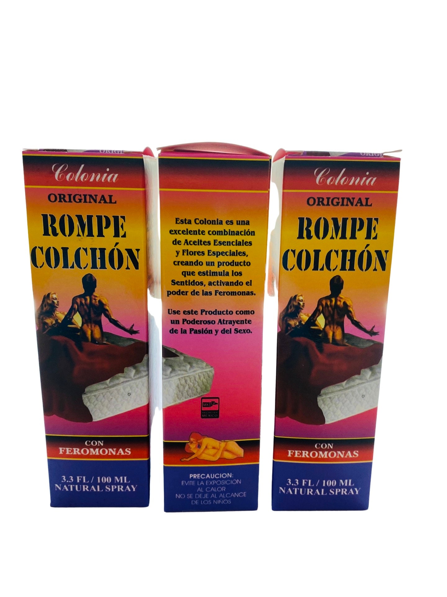 ROMPE COLCHON Con Feromonas Perfume Colonia Atrayente De La Pasion Y ...