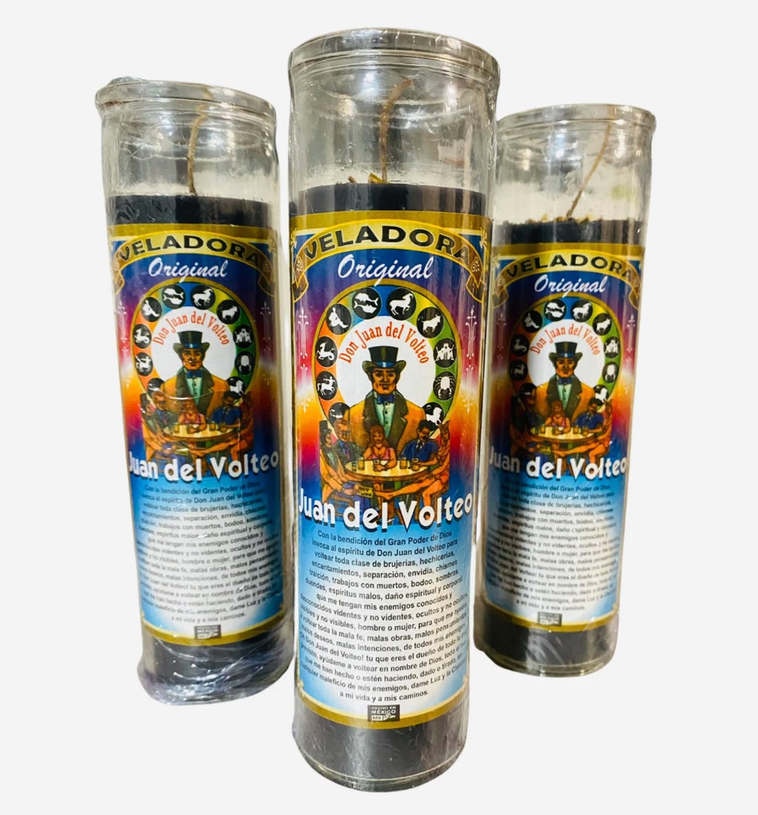 Don Juan Del Volteo Veladora Negra, Brake a Spell and Witchcraft Black ...