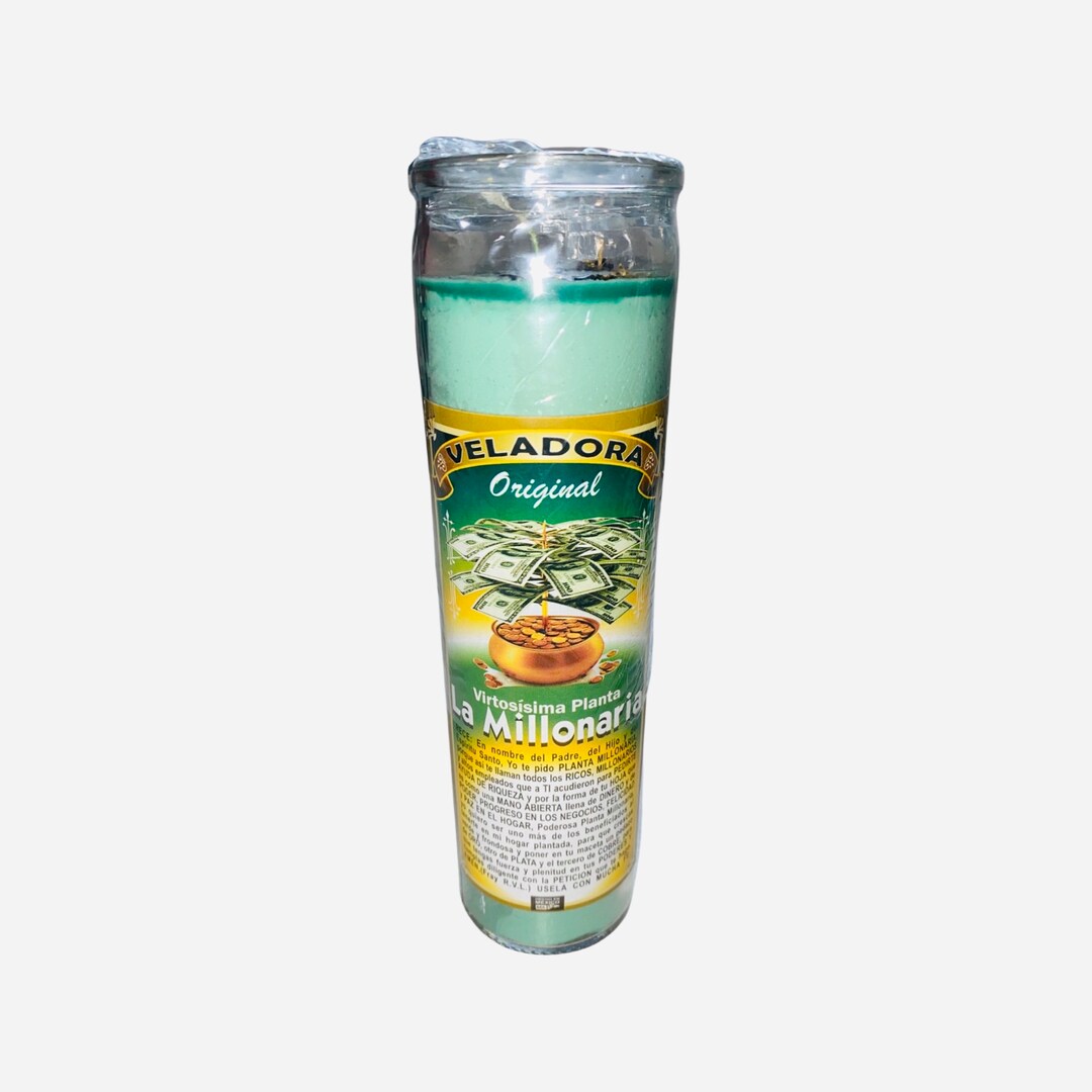 LA MILLONARIA VELADORA Para Dinero Y Ganancias - the Millionaire Candle ...