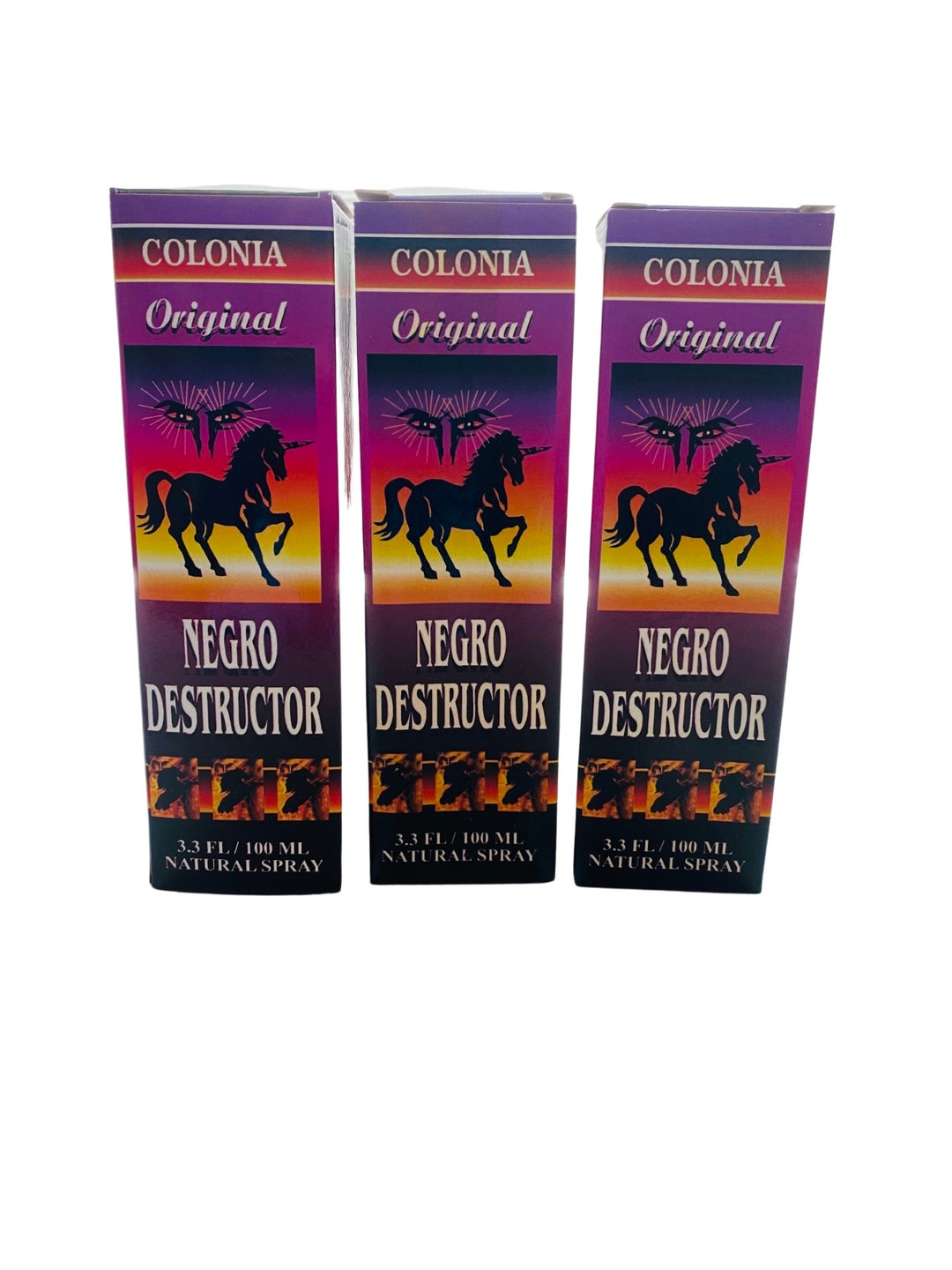NEGRO DESTRUCTOR Black Destroyer Perfume Colonia Wicca Cologne Perfume ...