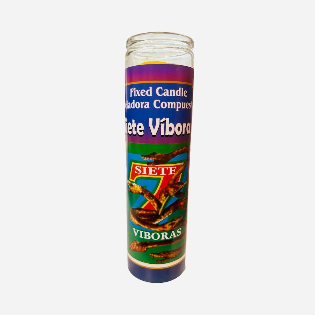 7 VIBORAS VELADORA Poderosa Contra Todo Mal Revienta Brujeria Maldicion ...