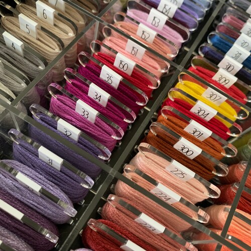 DMC Thread Labels Organize Your Bobbins With Large Font - Etsy