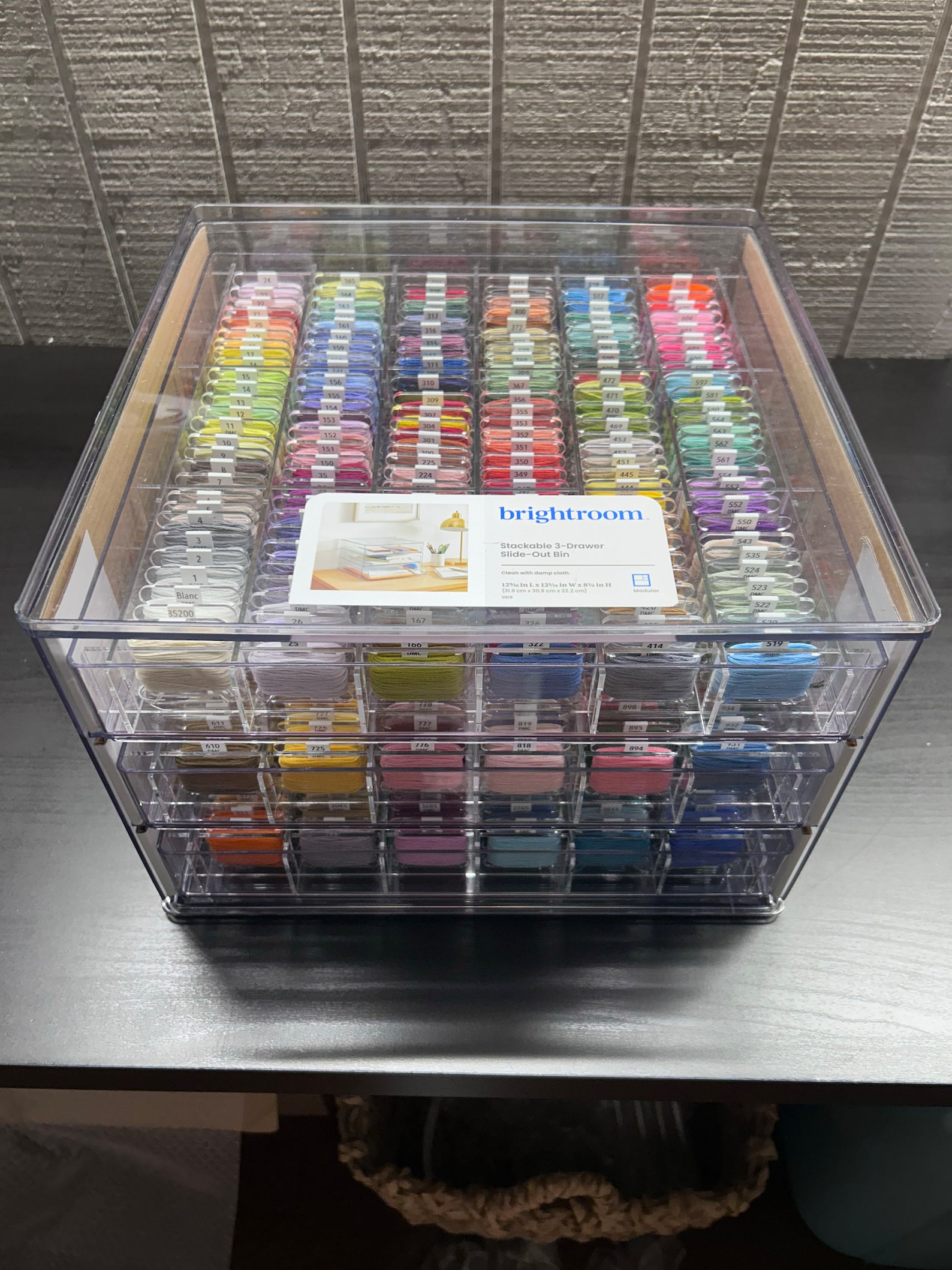 1 Drawer Divider: Clear Acrylic, Compatible With Brightroom 3 Drawer ...