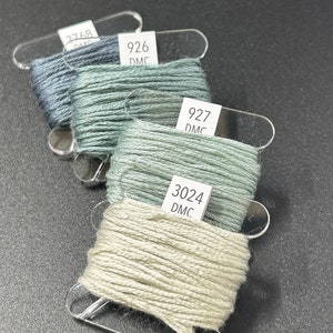 Double-sided Vinyl DMC Labels for Bobbins and Drops, Set of 490 - Etsy