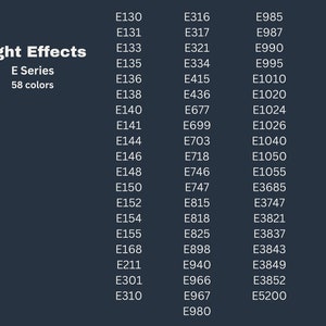 Floss Labels, DMC Specialty and Discontinued, Double-sided Vinyl, Set ...