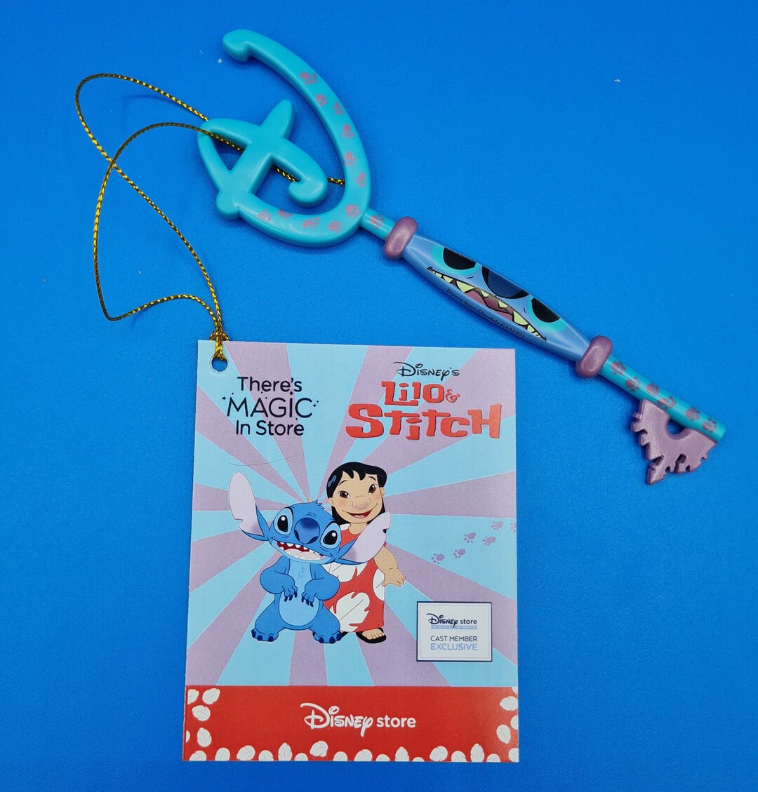 Disney Store Stitch CM Key Etiquette - Etsy