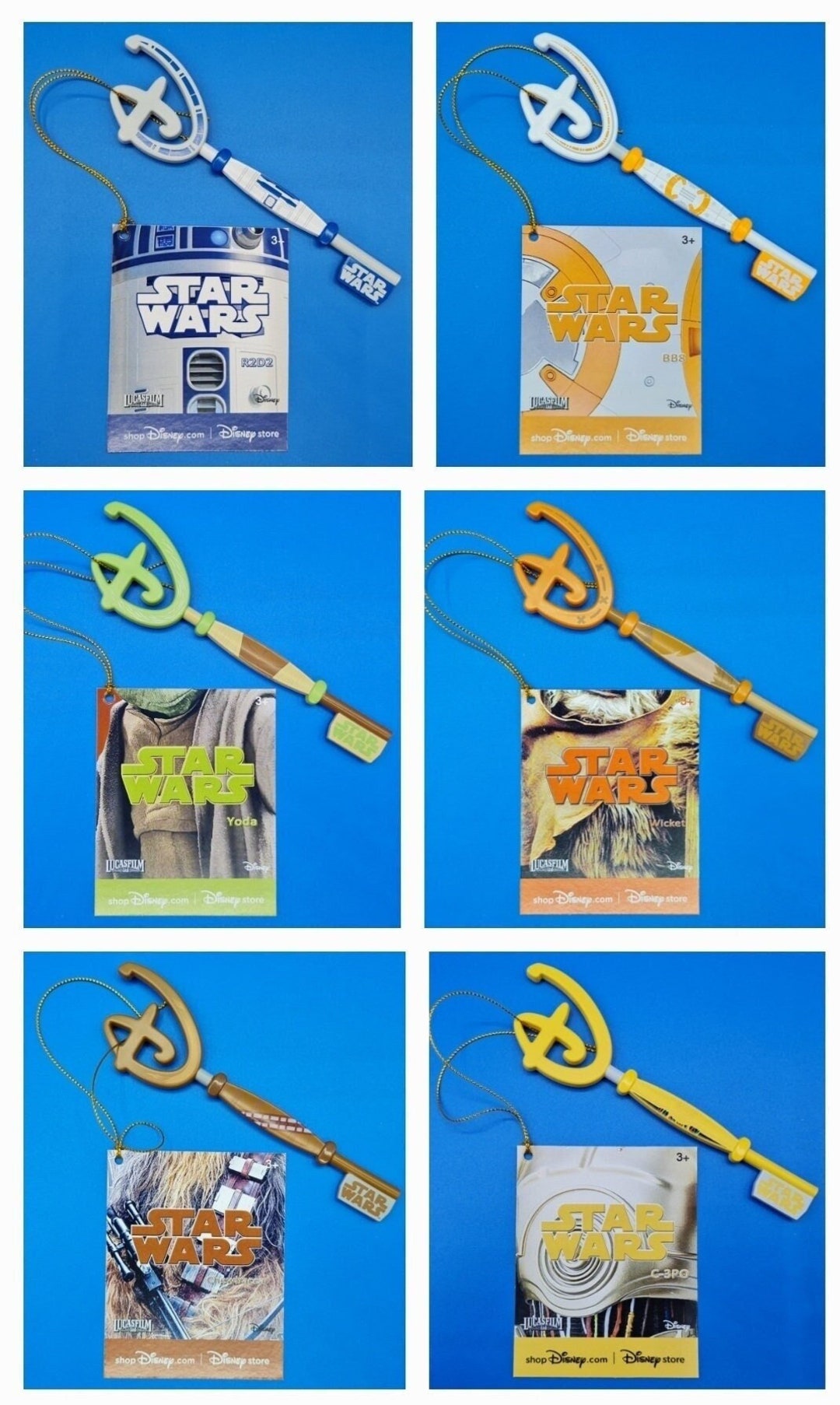 Set of 6 Labels From the Star Wars Series - Etsy