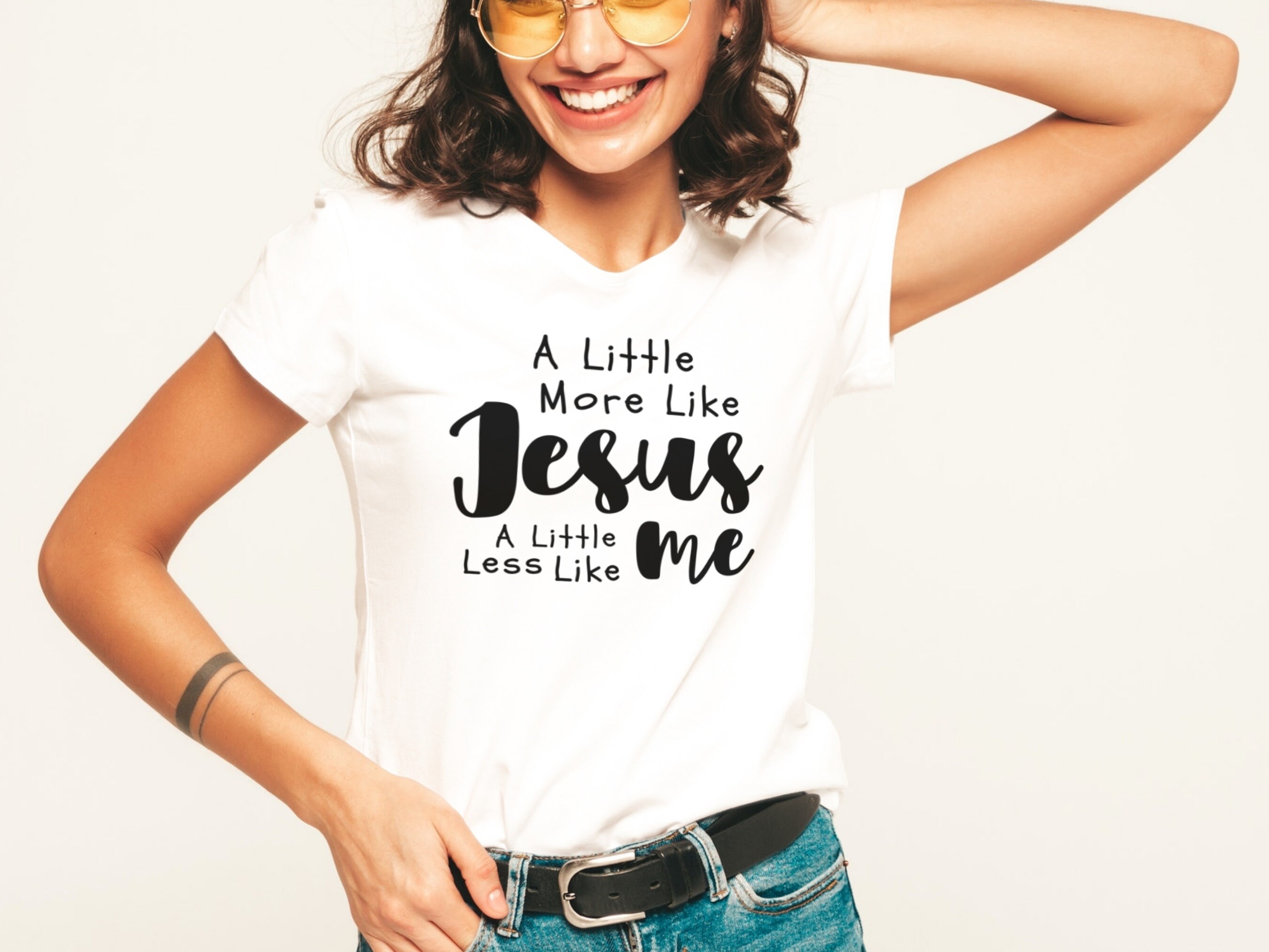 A Little More Like Jesus and Less Like Me SVG Digital - Etsy