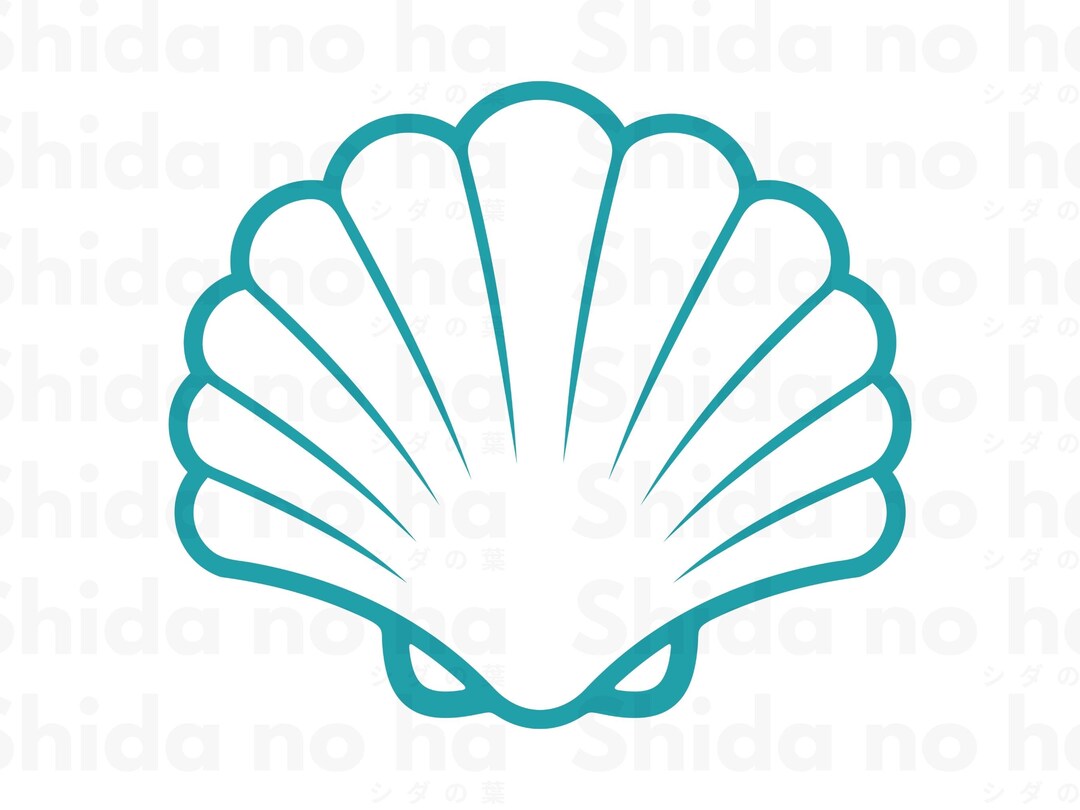 Seashell SVG, Sea Shell Outline SVG, Beach SVG, Summer, Digital ...