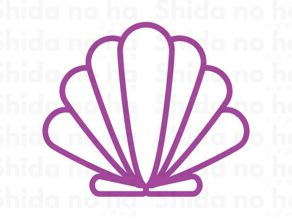 Sea Shell Outline SVG Seashell SVG Beach SVG Summer | Etsy