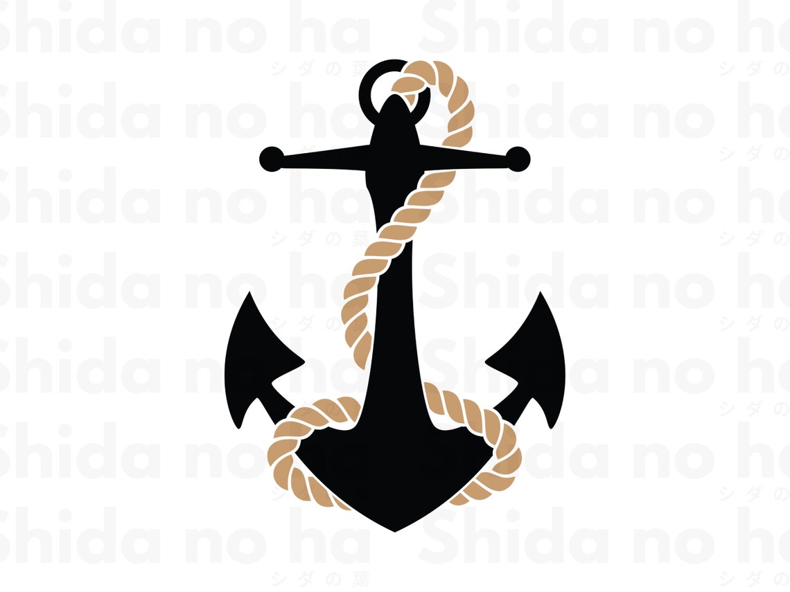 Anchor SVG Anchor Rope SVG Navy Anchor Nautical SVG | Etsy