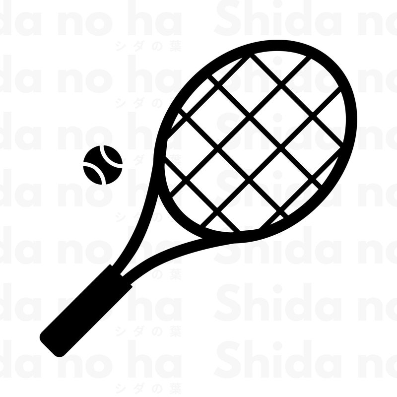 Tennis Racket Svg - Etsy