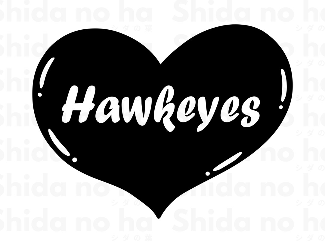 Hawkeyes Svg, Hawkeyes Heart Svg, Hawkeyes Cut File, I Love Hawkeyes ...