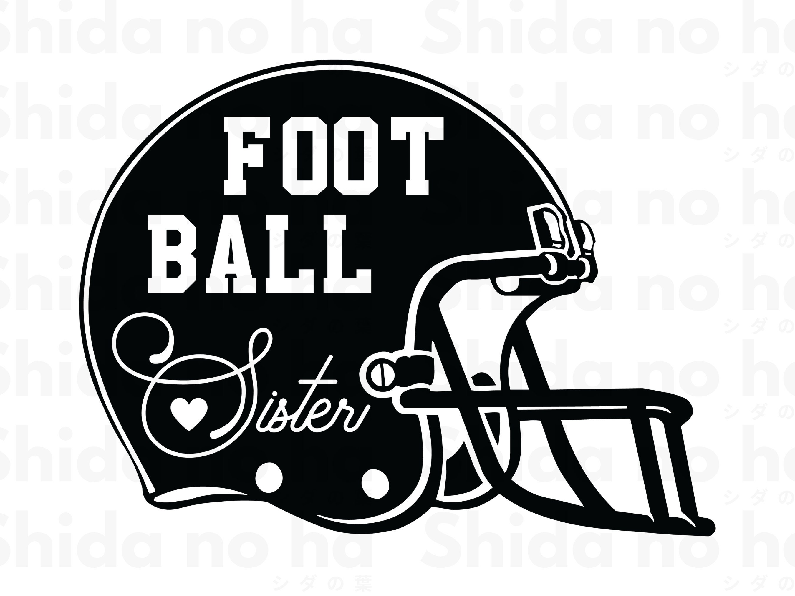 Football Sister SVG Football SVG Football Helmet SVG - Etsy