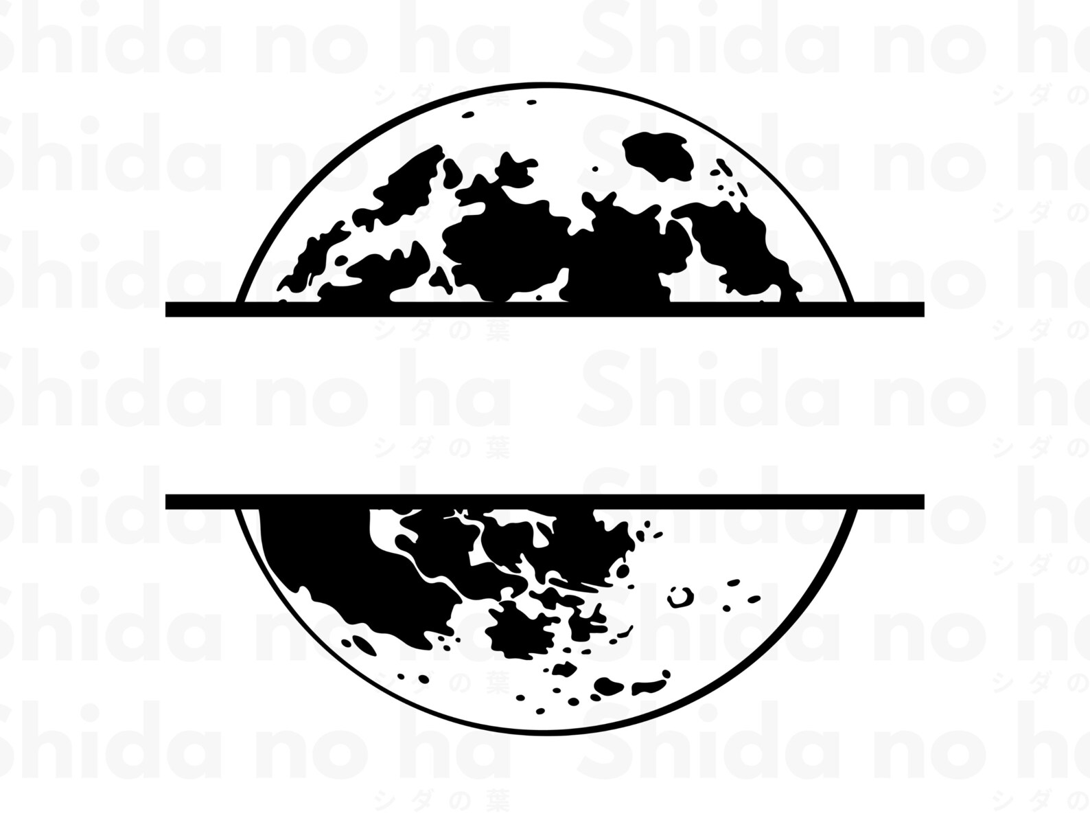 Moon Name Frame SVG Full Moon SVG Digital Download/cricut - Etsy