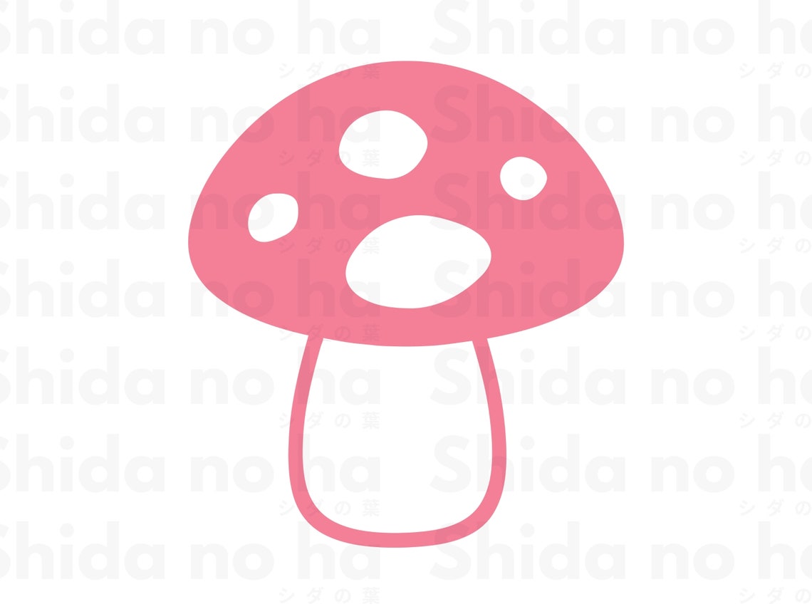 Mushroom SVG Mushroom Clipart Digital Download Cricut | Etsy