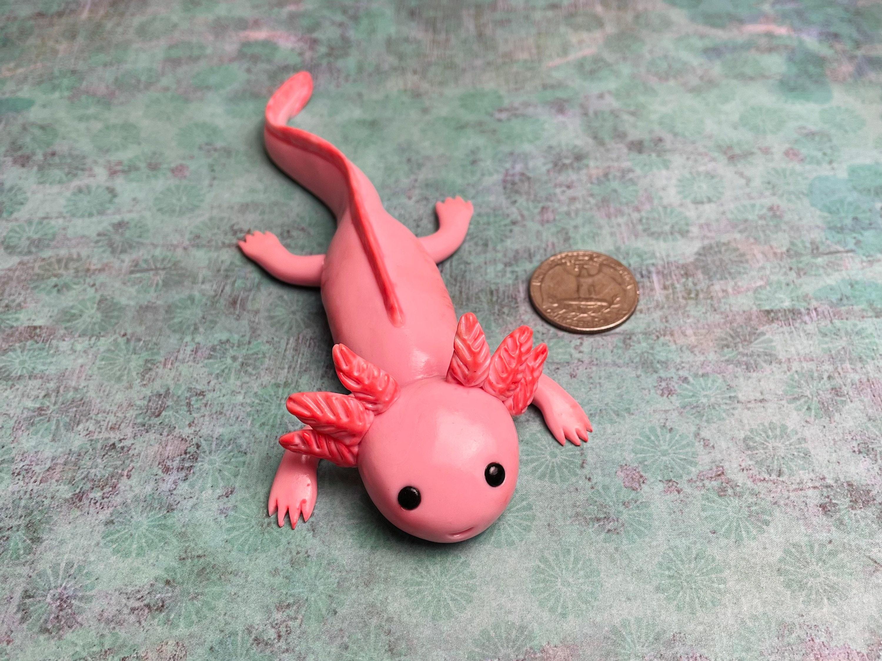 Axolotl Figurine Axolotl Miniature Axolotl Sculpture Fairy - Etsy